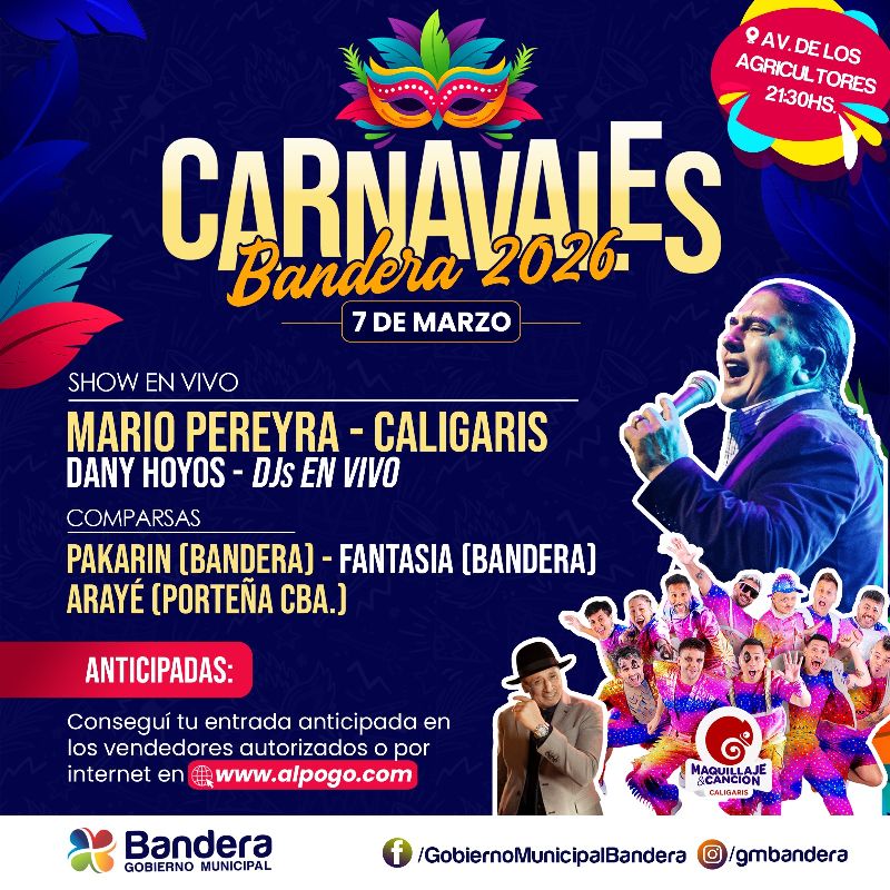 Carnavales Bandera 2026 | Alpogo.com